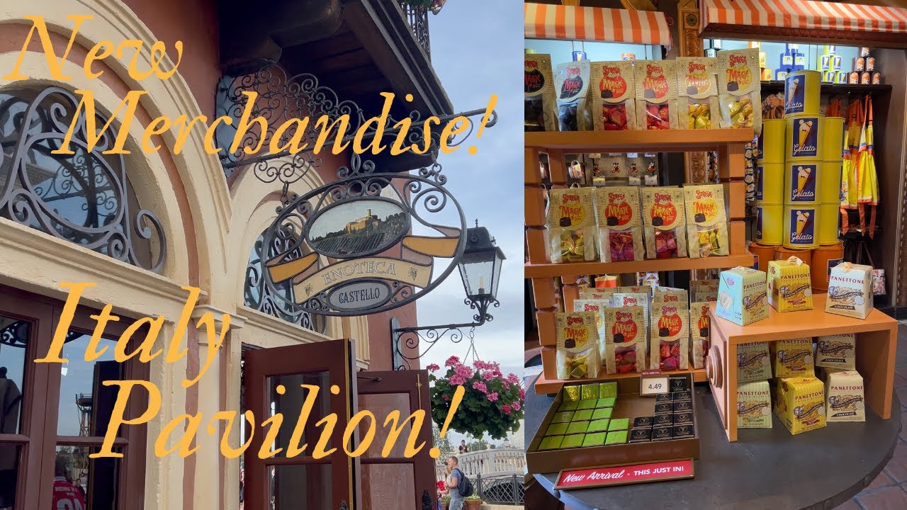 There is New Merchandise in the Italy Pavilion at Epcot! | Walt Disney ...