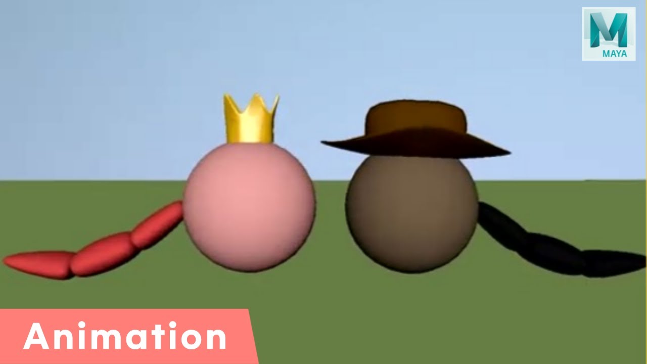 [3D Maya] Tail ball Animation - YouTube