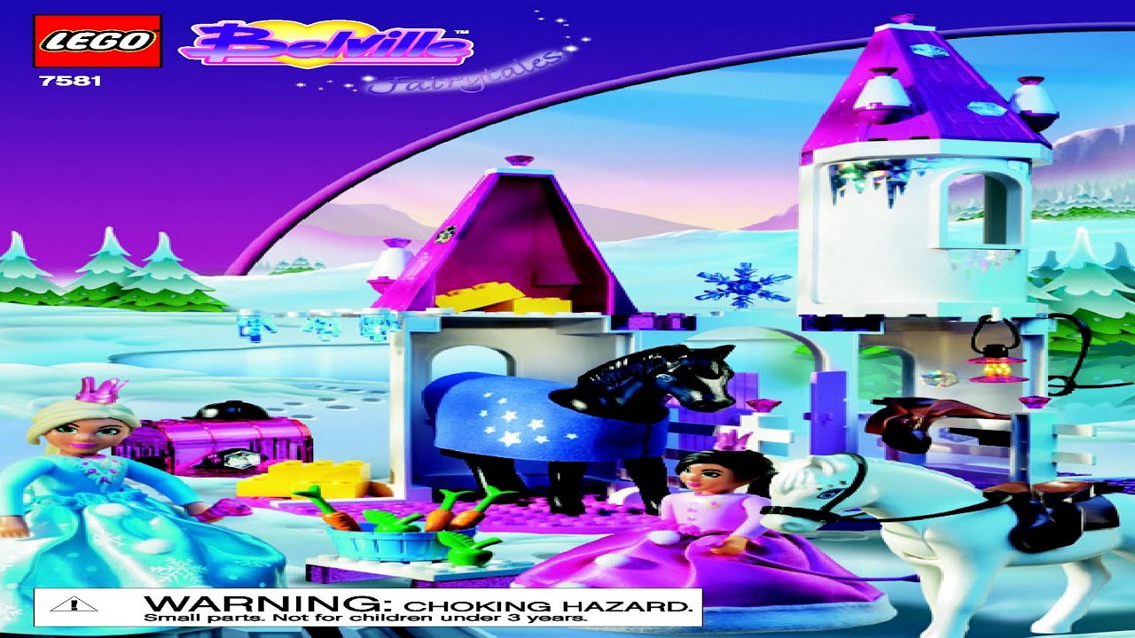 LEGO instructions - Belville - 7581 - Winter Royal Stables - YouTube
