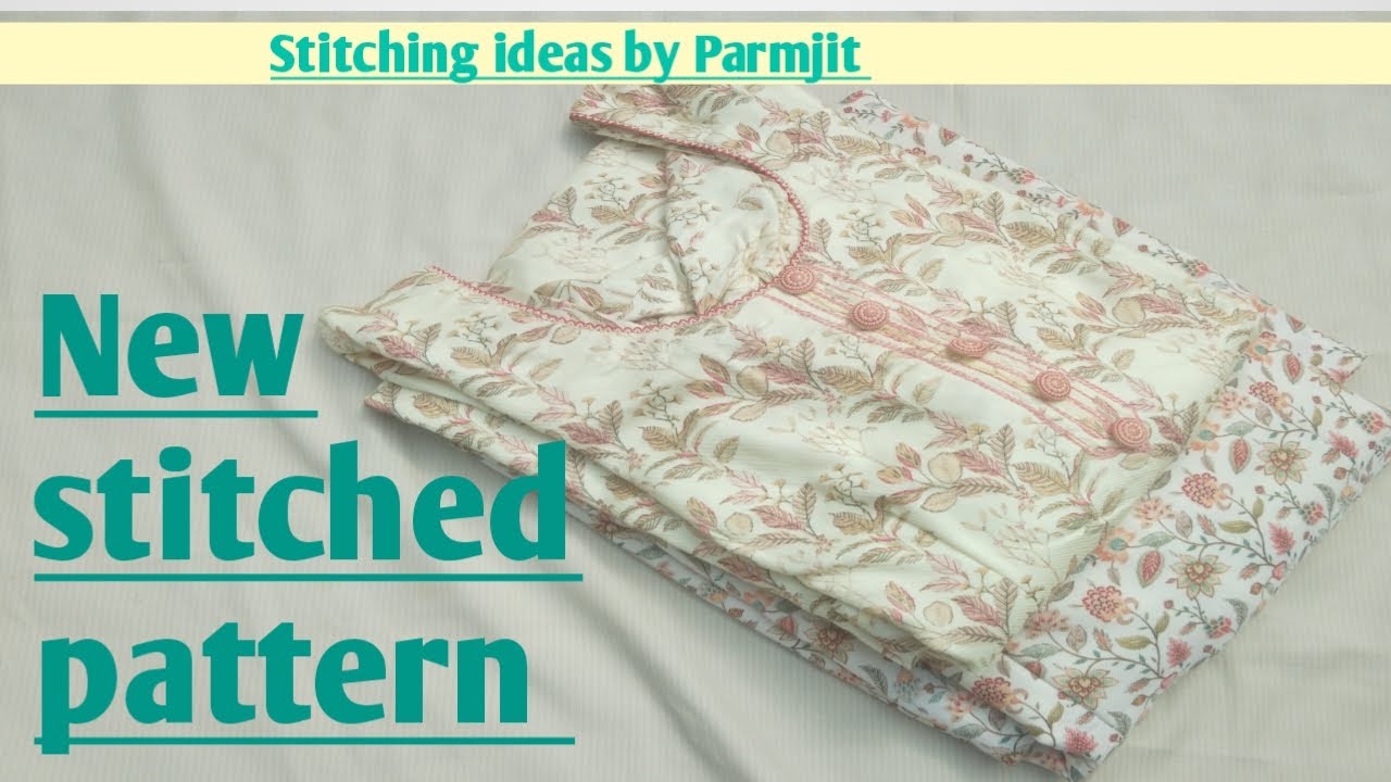 Stitching pattern Simple and easy designing || @Stitching ideas by ...