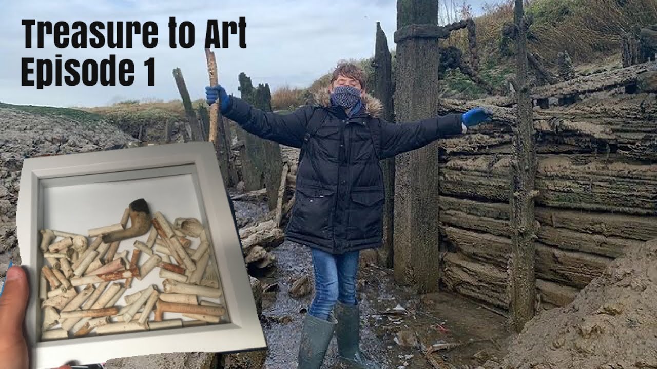 Treasure to art - A Mudlarks Clay pipe Craft! Episode 1 (A45) - YouTube