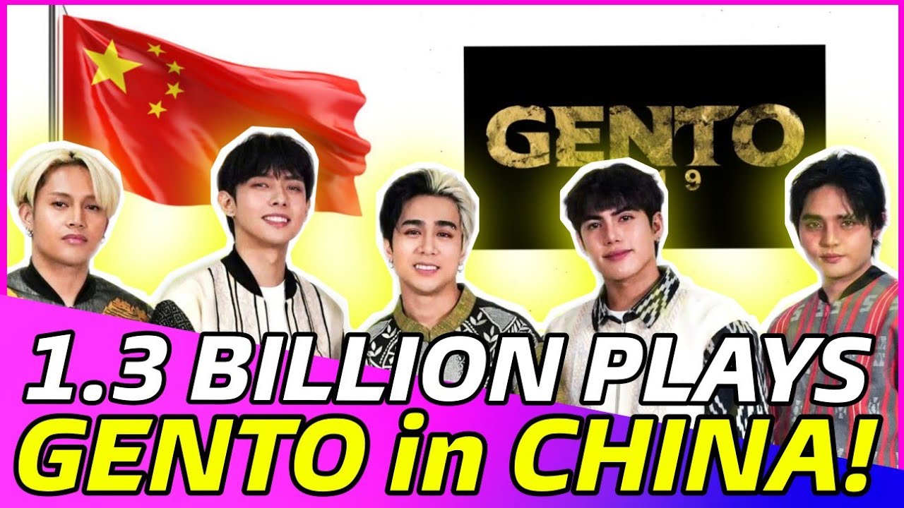 SB19 is going STRONG in CHINA! GENTO reaches BILLION plays! - YouTube