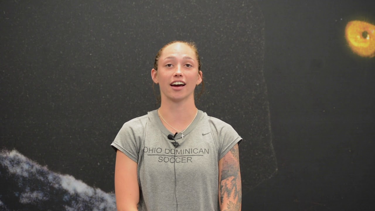 Molly Van Horn reflects on scoring her first collegiate goal - YouTube