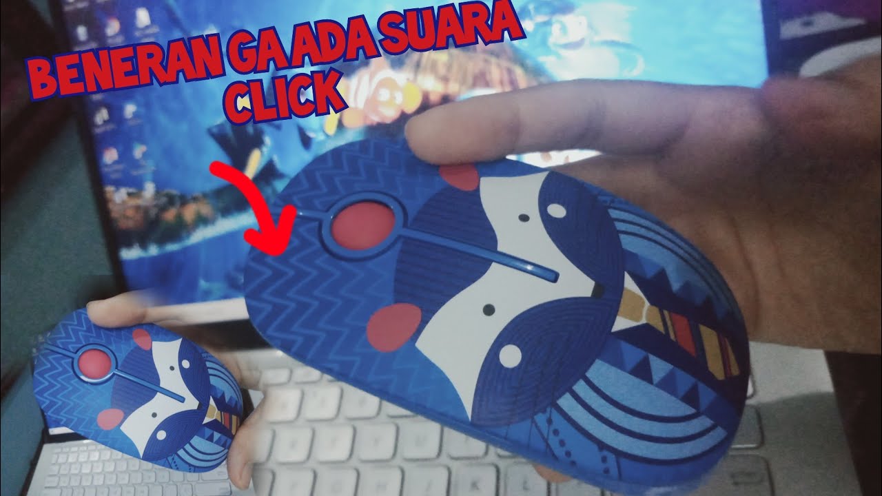 Robot M330 Mouse Wireless Karakter Lucu 2.4GHz Silent Mute Click - YouTube