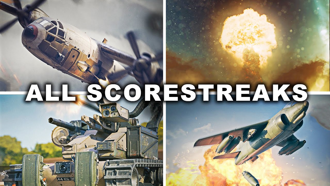 All Scorestreaks Showcase - Call of Duty: Black Ops 6 - YouTube