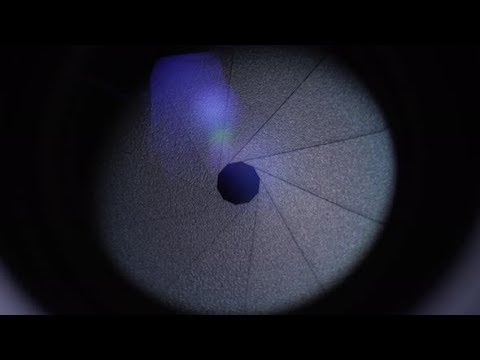 Rotating Camera Lens Showing Close Up View Of Opening Aperture Iris ...