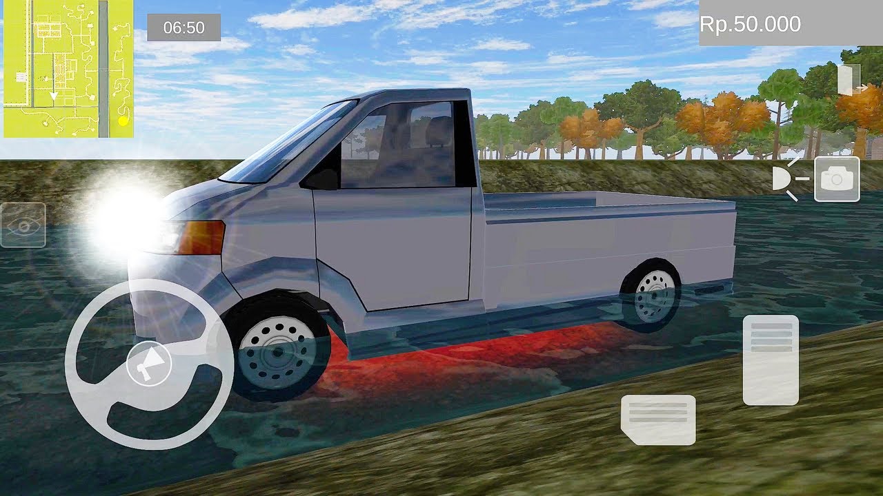 Suzuki Mega Carry APV Cross the River | MBU Pickup Simulator - YouTube