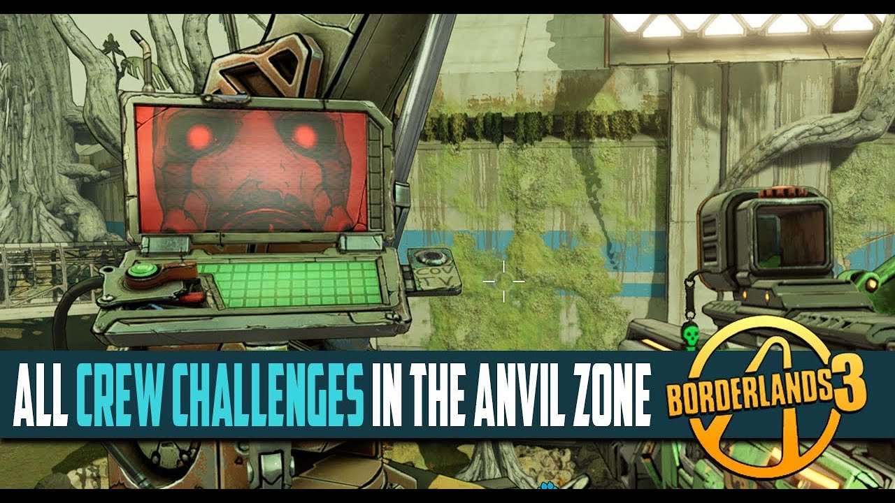 Borderlands 3 The Anvil All Crew Challenges - YouTube