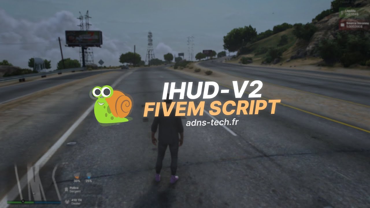 ADN'S | iHud-V2 | NUI | Beautiful animations | FiveM Scripts - YouTube