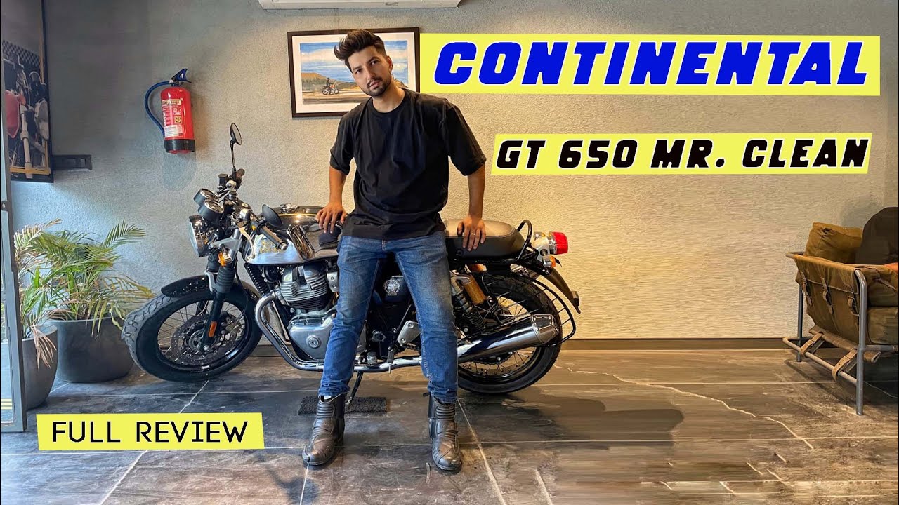 Royal Enfield continental gt 650 Mr. clean || continental gt 650 chrome ...