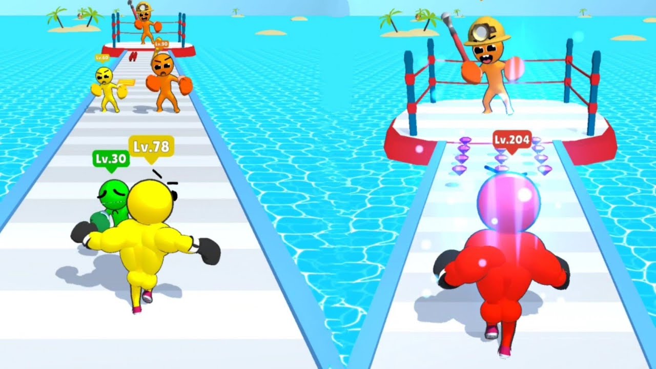 Level up runner Level 59-62 I gameplay walkthrough for android and tik ...