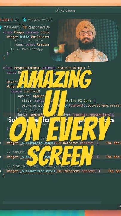 Make Your Flutter App Look Amazing on ANY Device! 🔥 - YouTube