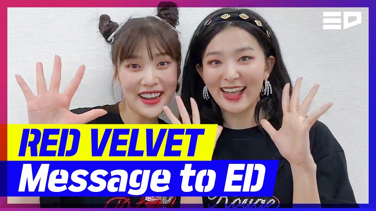 Red Velvet's Message to ED! - YouTube