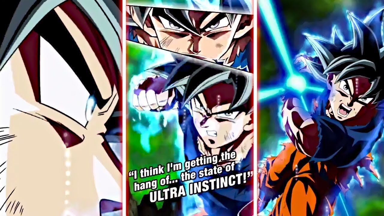 GLOBAL FIRST LR ULTRA INSTINCT GOKU AMAZING SUPER ATTACKS! (DBZ Dokkan ...