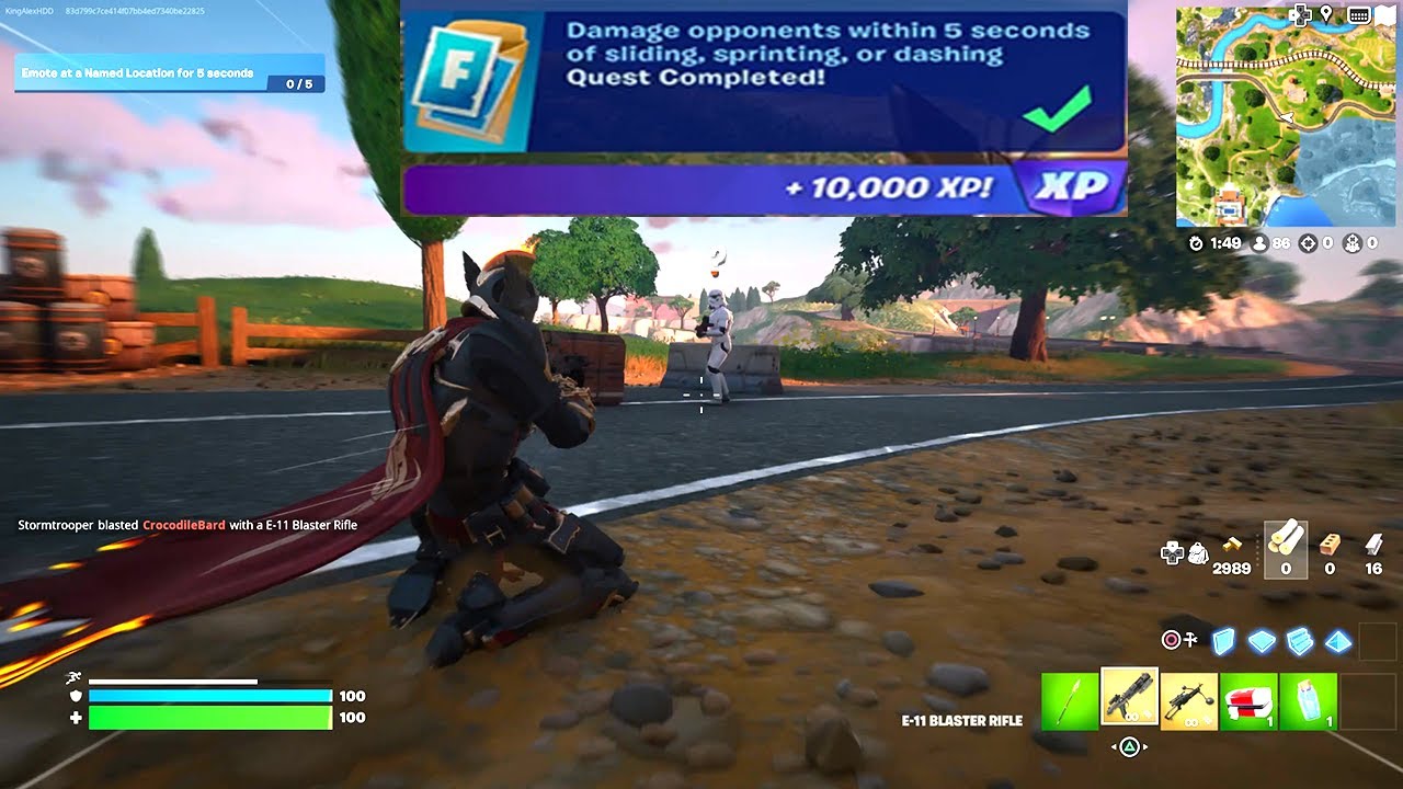 How to EASILY Damage opponents within 5 seconds of sliding, sprinting ...