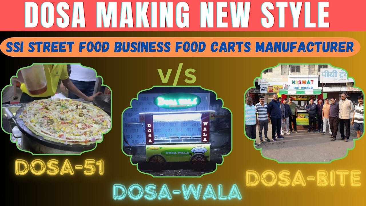 Dosa Making New Style#Dosa Wala #Dosa-51#Dosa Bite #SSI Street Food ...