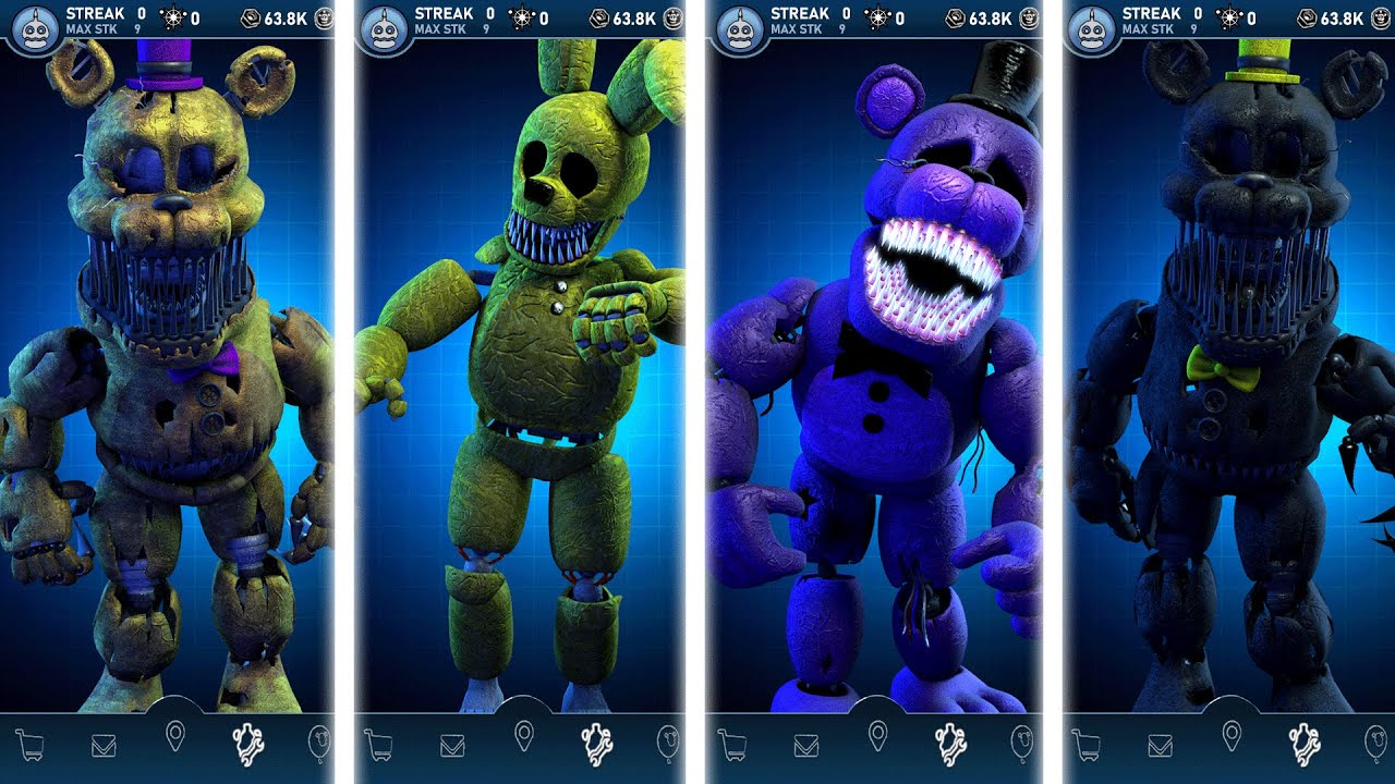 FNAF AR Sinister Fredbear Family Diner Animatronics Workshop ...