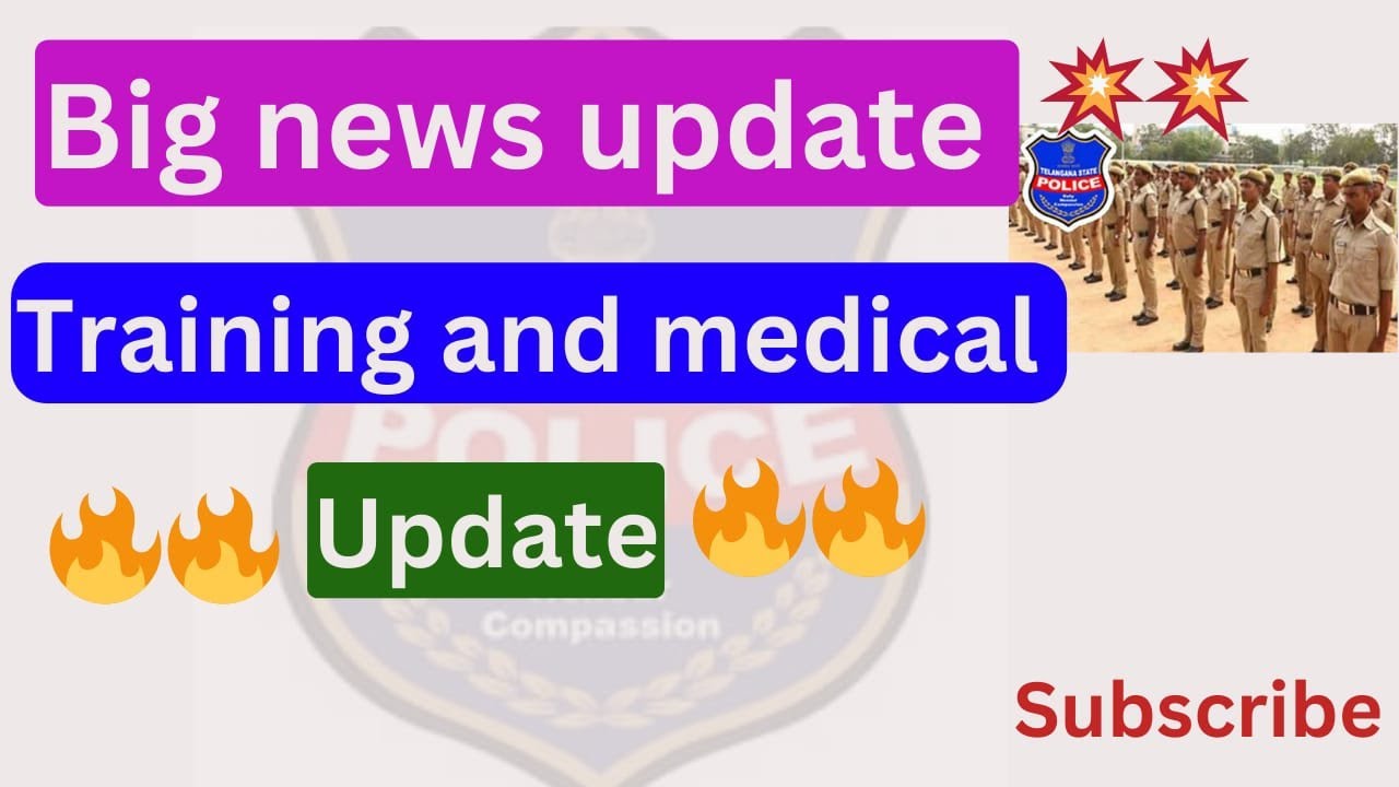 Constable Civil and pto and Fire operater Medical and Training update# ...