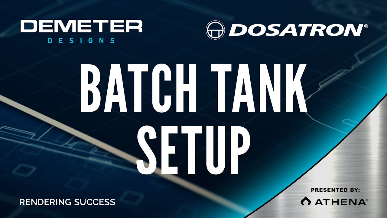 Demeter x Dosatron Setup: Batch Tank Setup - YouTube