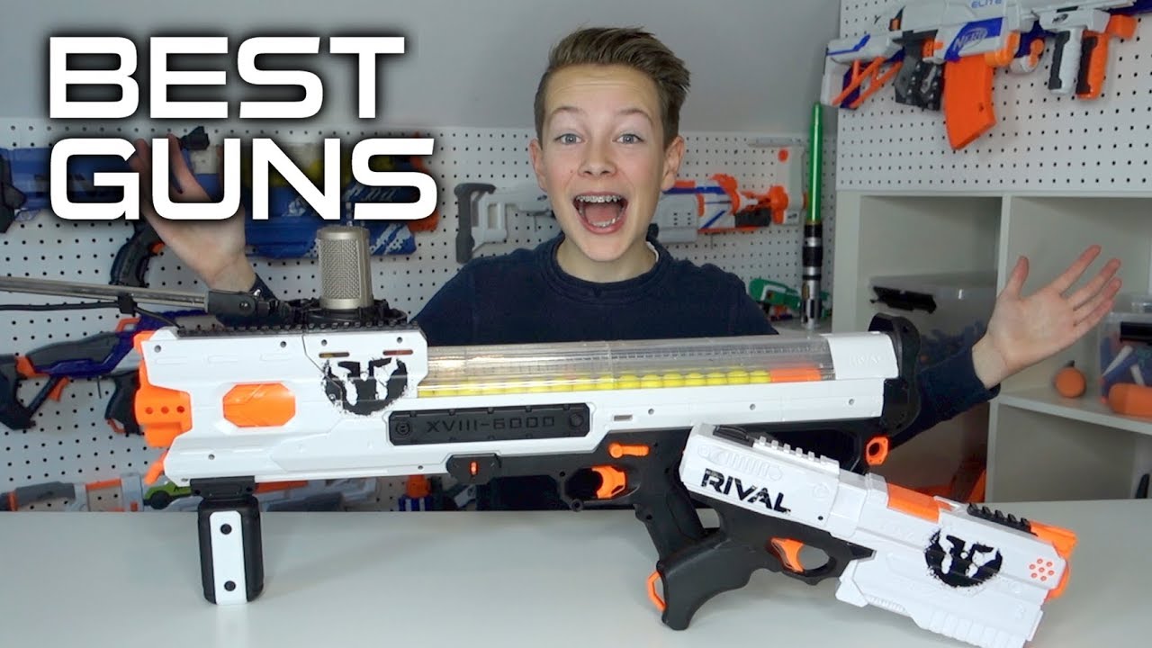 The Best Nerf Guns Of 2018! -- Kronos, Hades & X-Shot Unboxing - YouTube