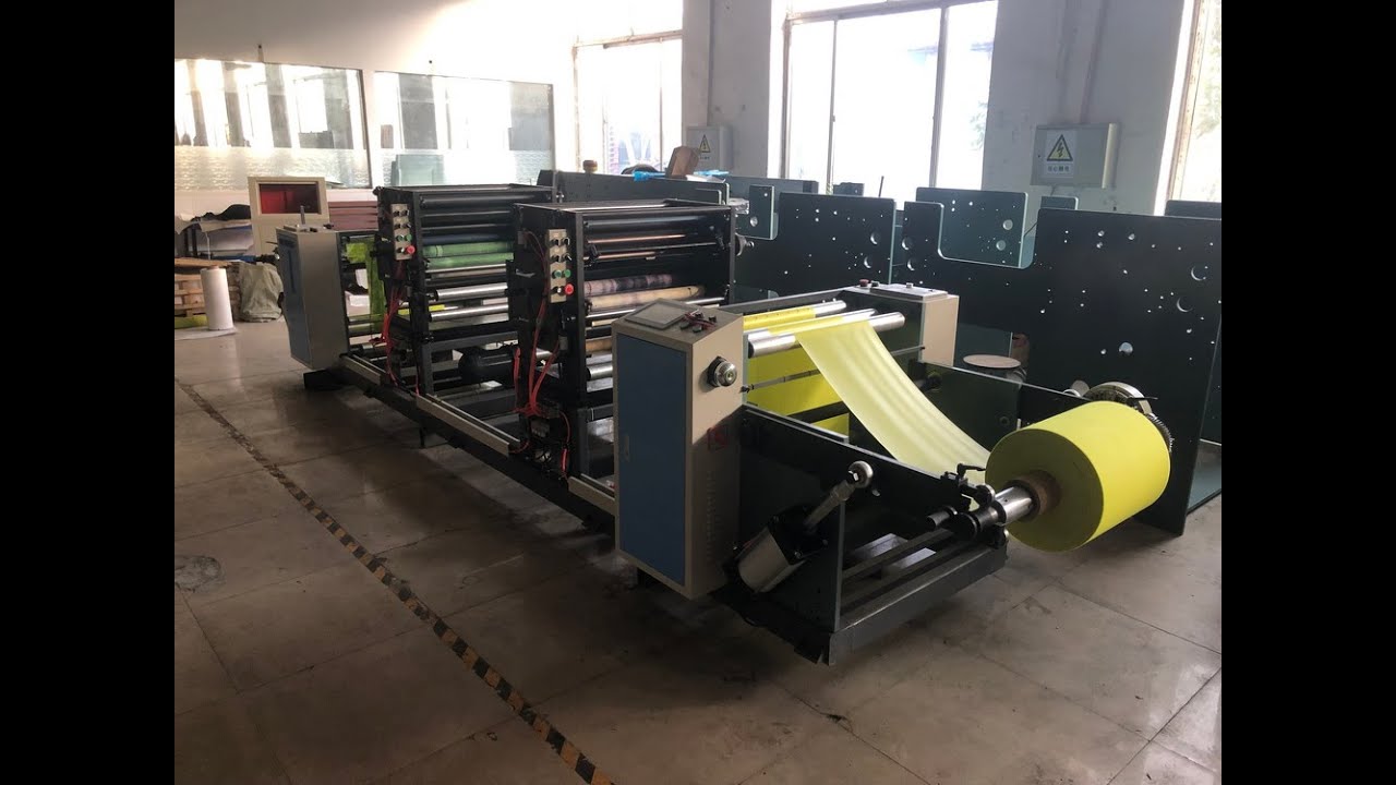 SMART 2 COLORS ROLL TO ROLL OFFSET PRINTING MACHINE 520MM WIDTH LENGTH ...