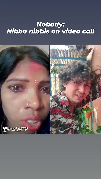 Nibba Nibbi's on video call 🤣 #shorts #ytshorts #viral - YouTube