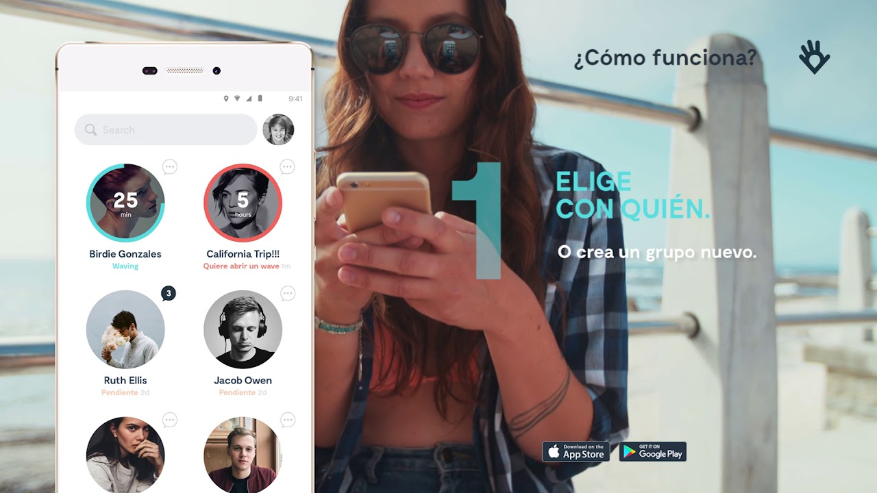 Wave Let's Meet App - Nueva versión de Android - YouTube