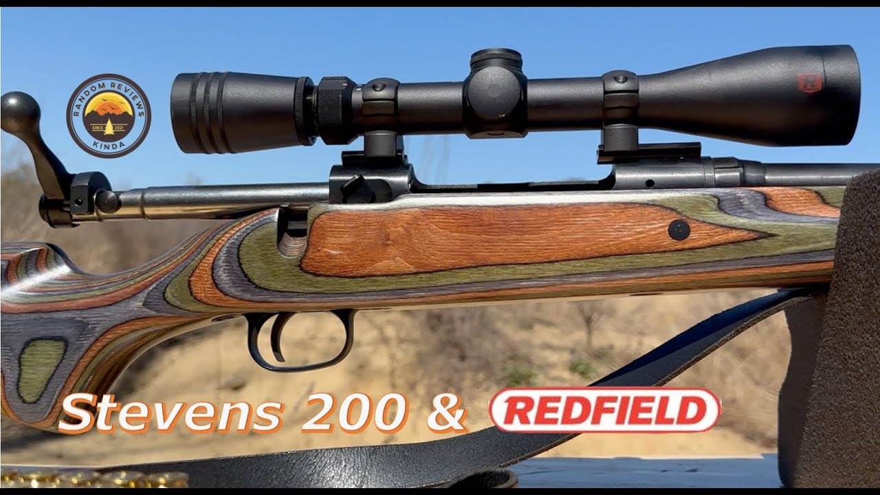 Stevens 200 With Redfield Revolution 3-9x40 - YouTube