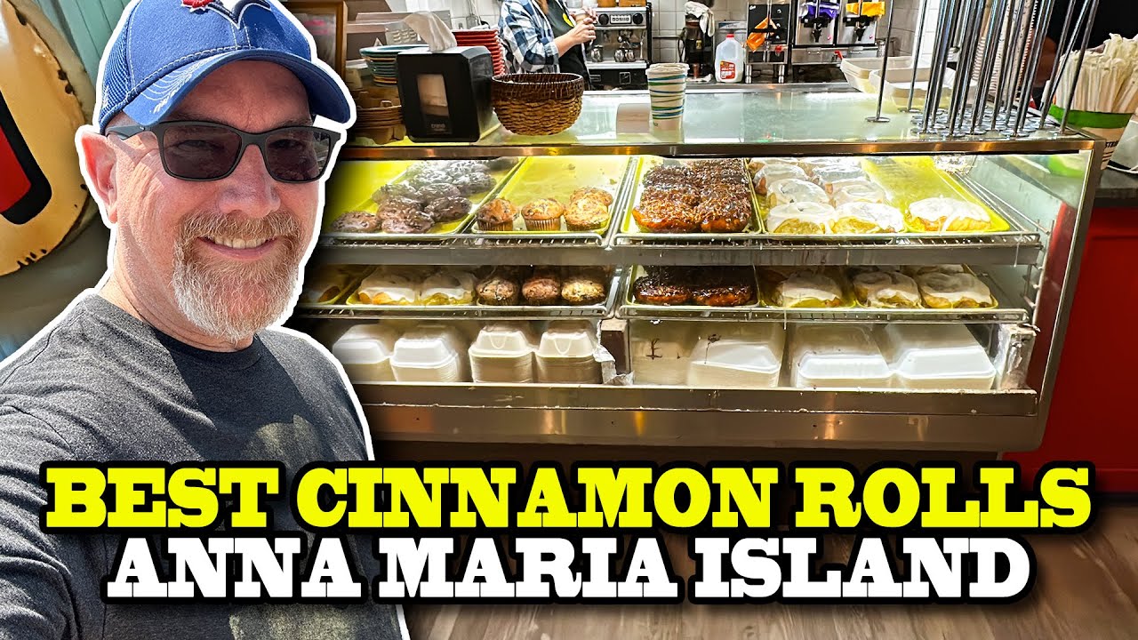 BEST CINNAMON ROLLS in Anna Maria Island, Florida - YouTube
