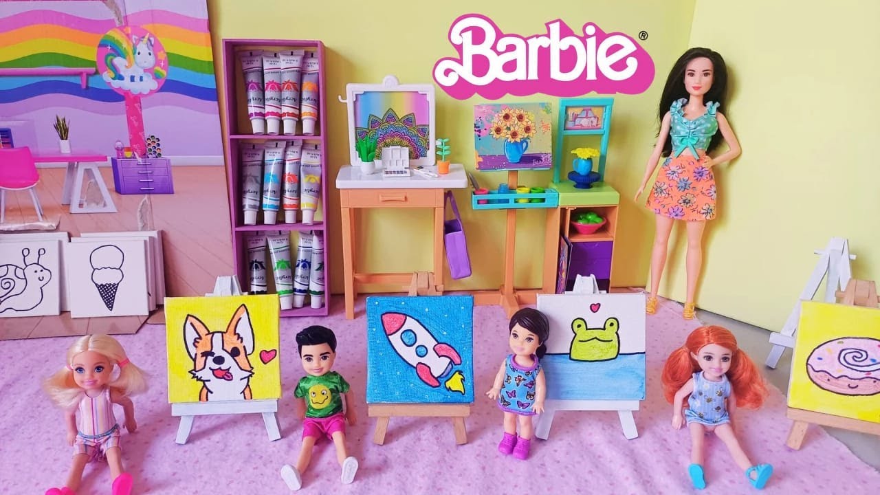 Clases de pintura! @Barbie | @danielahoyosart | Arte | Club de Chelsea ...