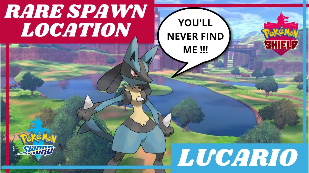 How to Find LUCARIO in Pokemon Sword and Shield (Rare Spawn Location ...