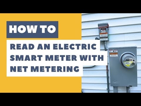 When you try to read your electric meter with solar panels - YouTube