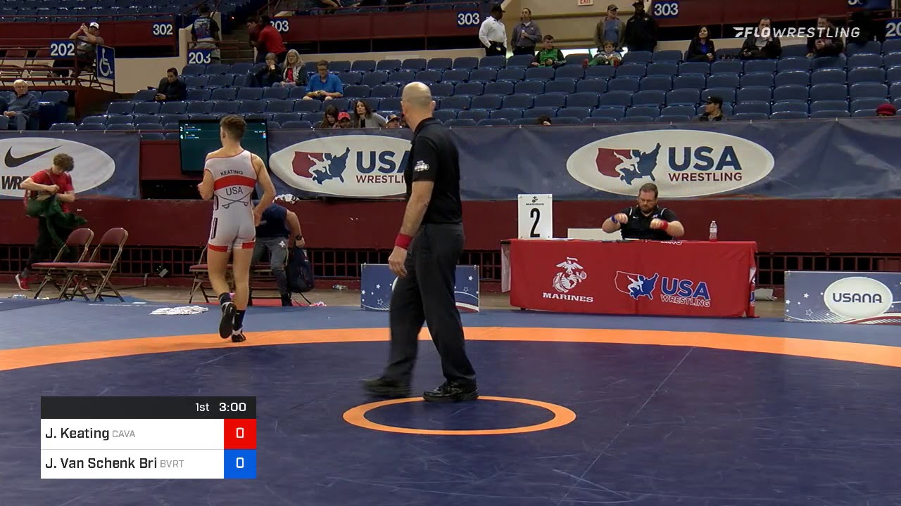 74 Kg Consolation Jake Keating Cavalier Wrestling Club Vs John Van ...