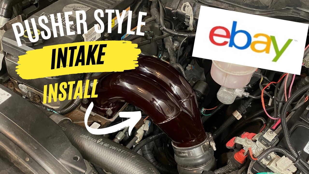 2013-2018 Ram 6.7 Cummins Budget Pusher Style Intake Install! - YouTube