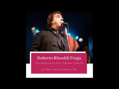 Argentina canta Así con Roberto Rimoldi Fraga - YouTube