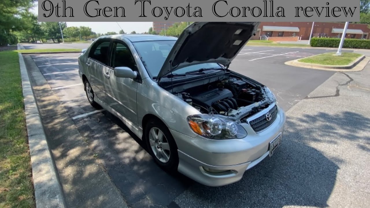 2007 Toyota Corolla review update. (9th gen corolla) - YouTube