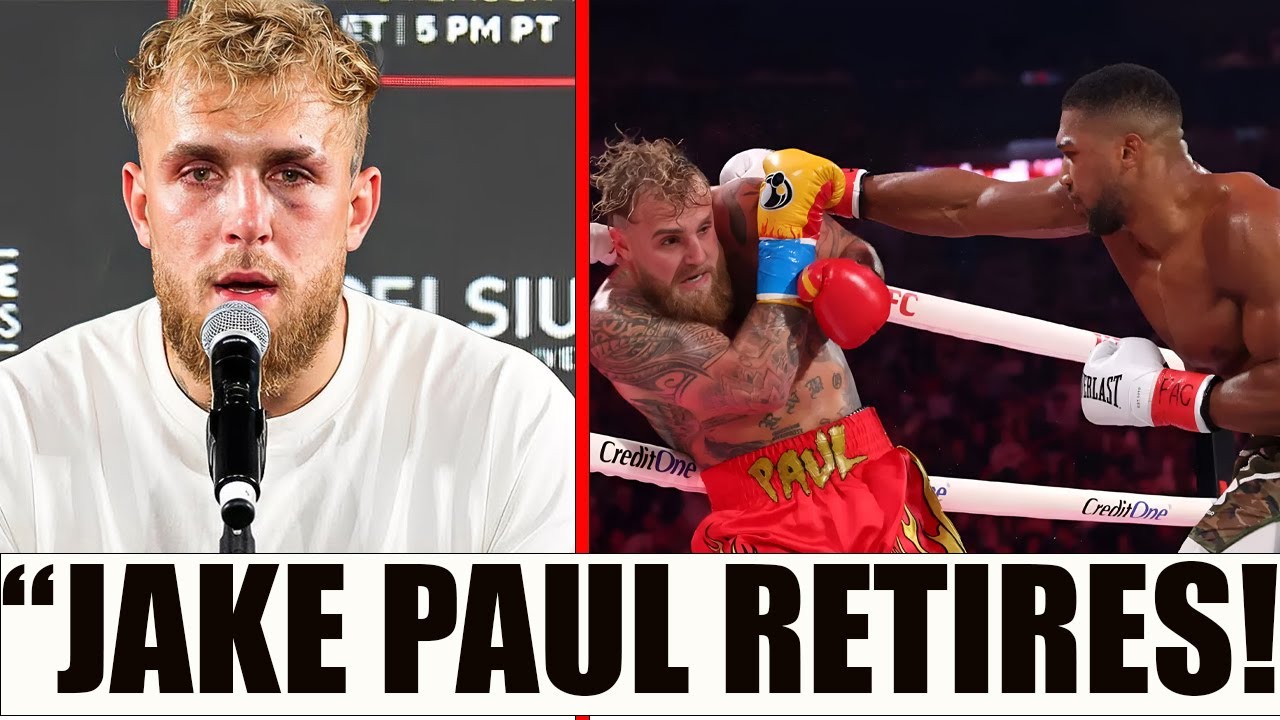Jake Paul SHOCKS Fans: RETIRES After Crushing Loss to Anthony Joshua! 😱 ...
