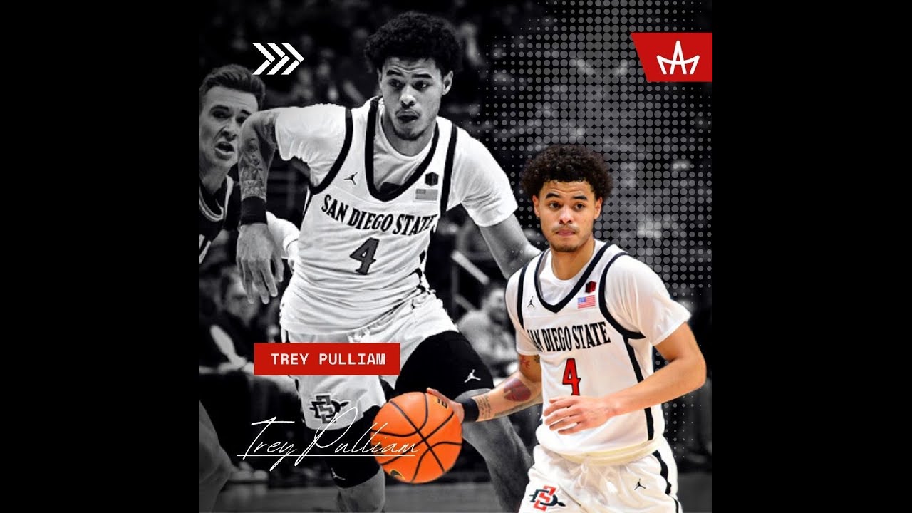 Trey Pulliam - 6'3" Point Guard - San Diego State - 2021-22 Highlights ...