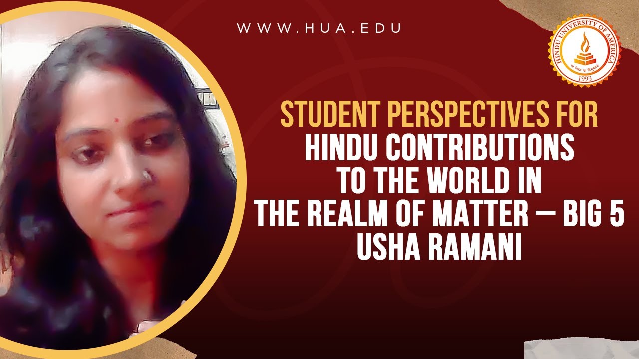 Student Perspectives for Hindu Contributions to the world in the realm ...