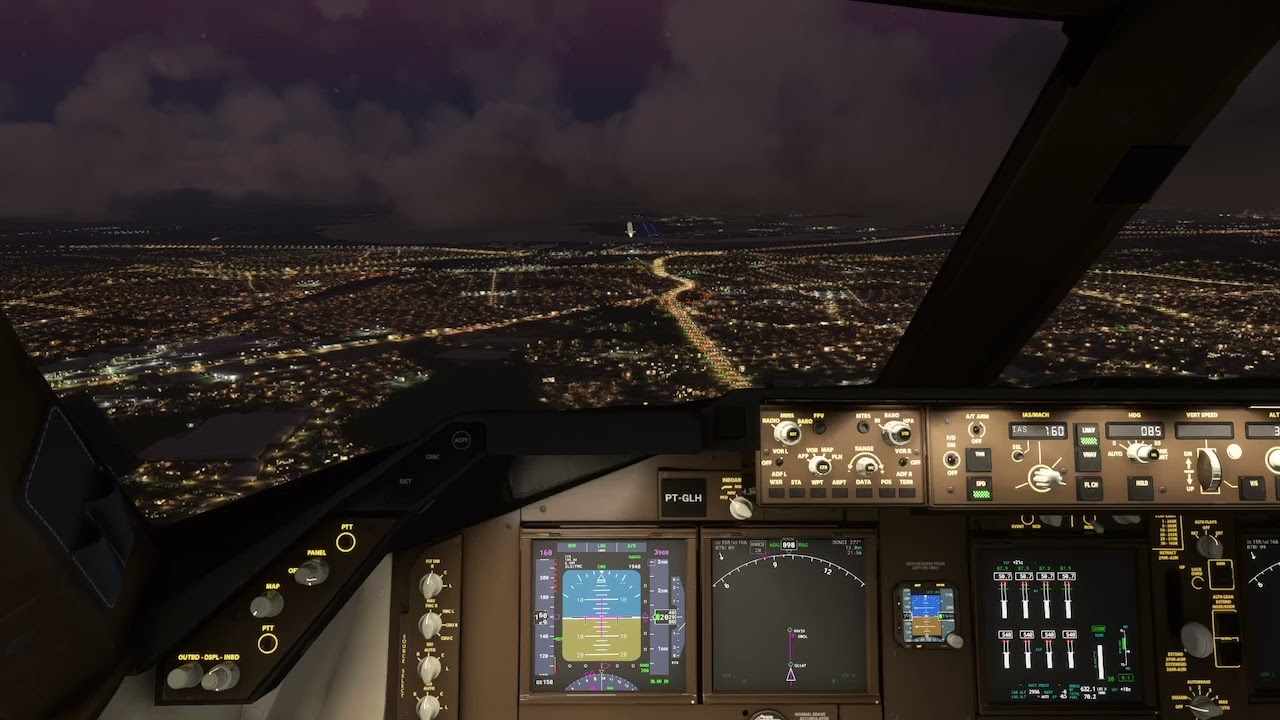 XBOX SERIES S • MSFS • B 747 • Pouso Galeão • cenário Mega Rio - YouTube