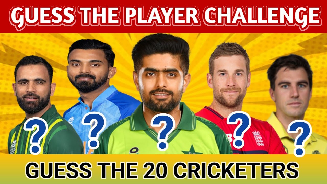 Can You Guess The Cricket Player in 15 Seconds // World Cup 2023 Quiz ...