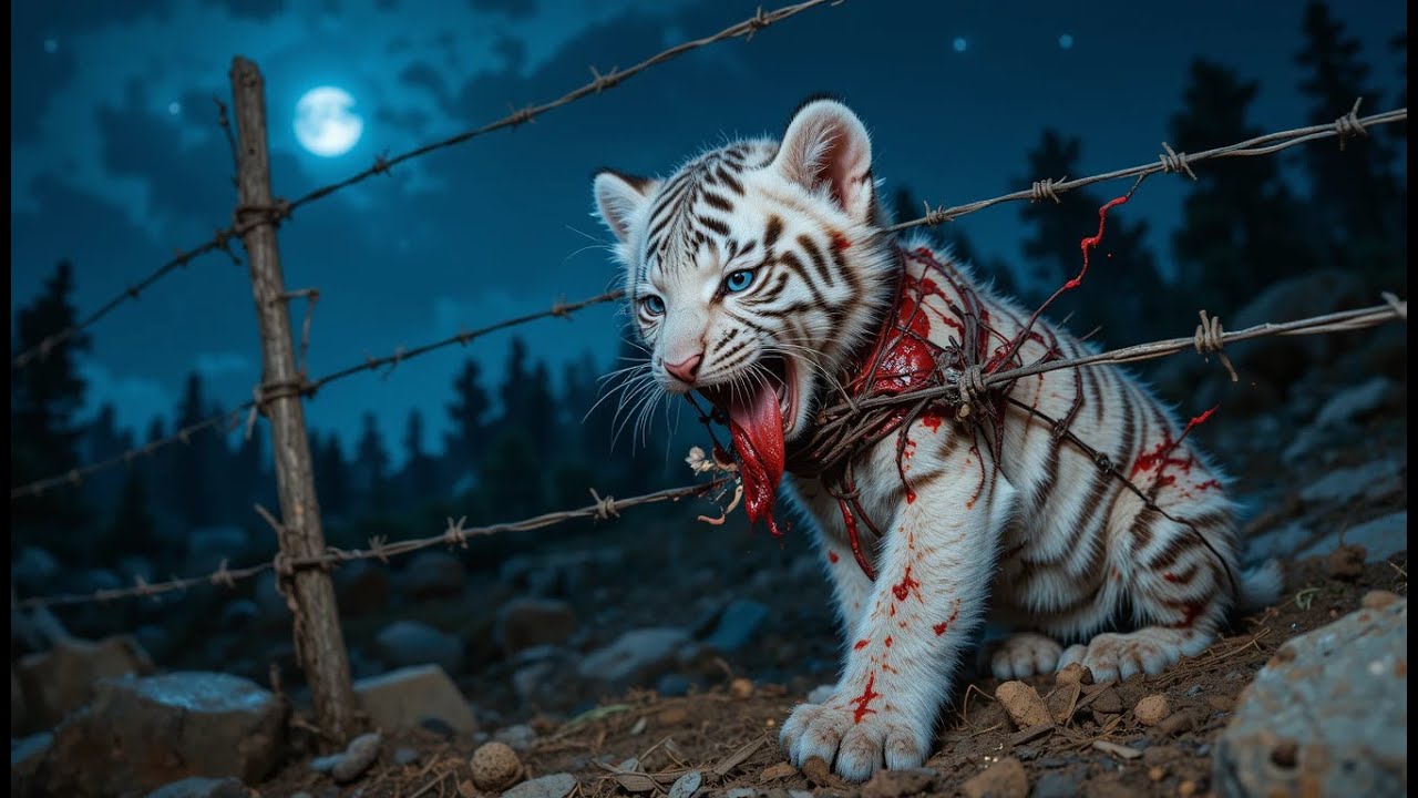 “Elderly Man Rescues Injured White Tiger Cub | A Heartwarming Winter ...