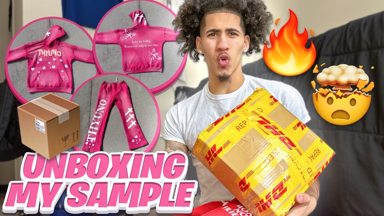 UNBOXING MY FIRST CLOTHING BRAND SAMPLE + TIPS FOR STARTING BRANDS🔥 ...