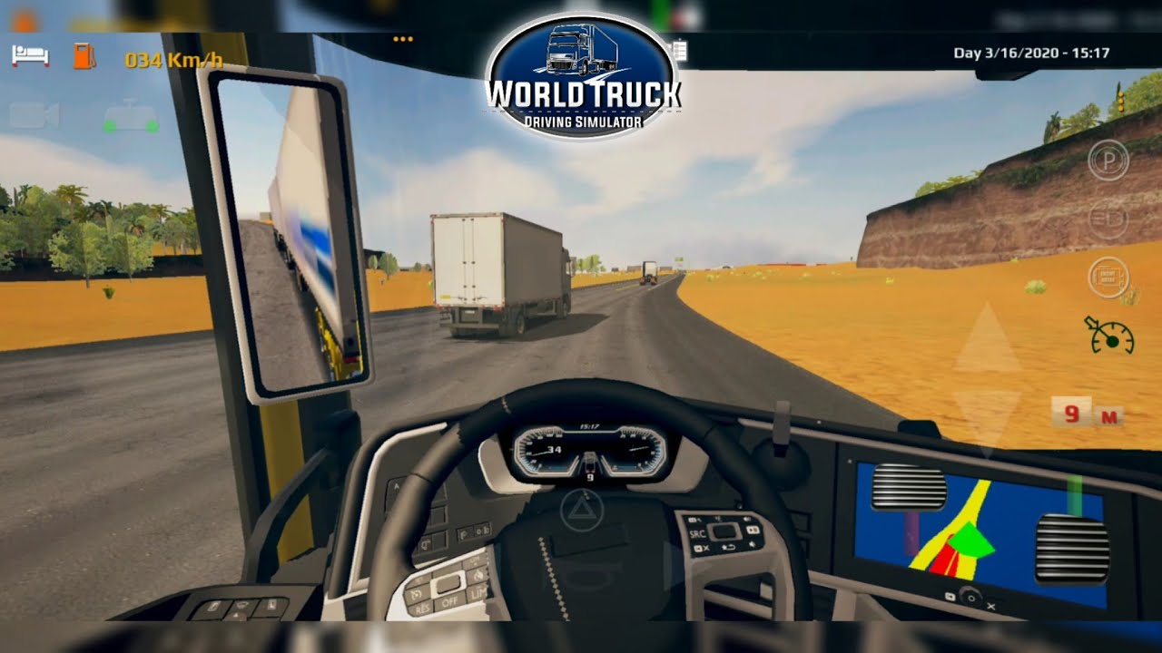 World Truck Driving Simulator - GamePlay #61 (New DAF XG MirrorCams ...