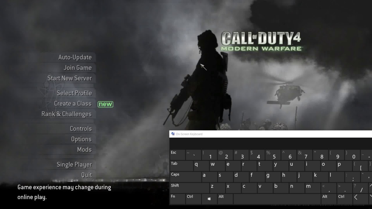 Cursor not visible - call of duty 4 - YouTube