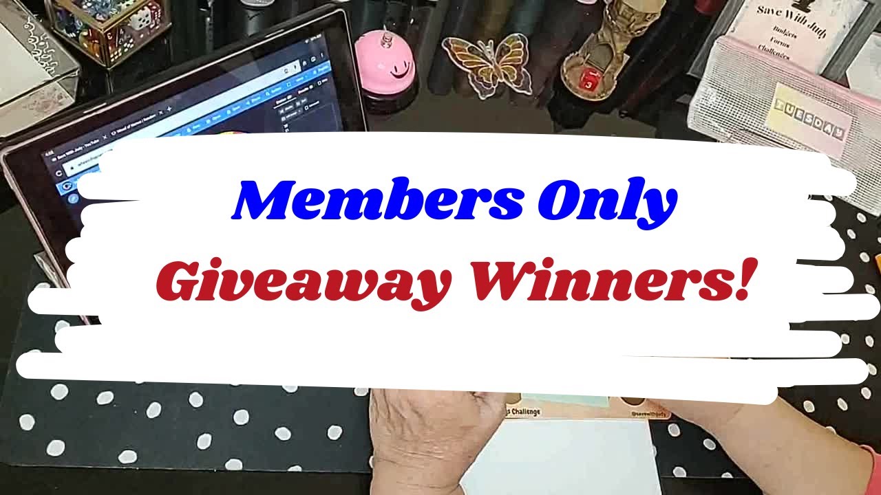 Members Only - Giveaway Winners! - YouTube