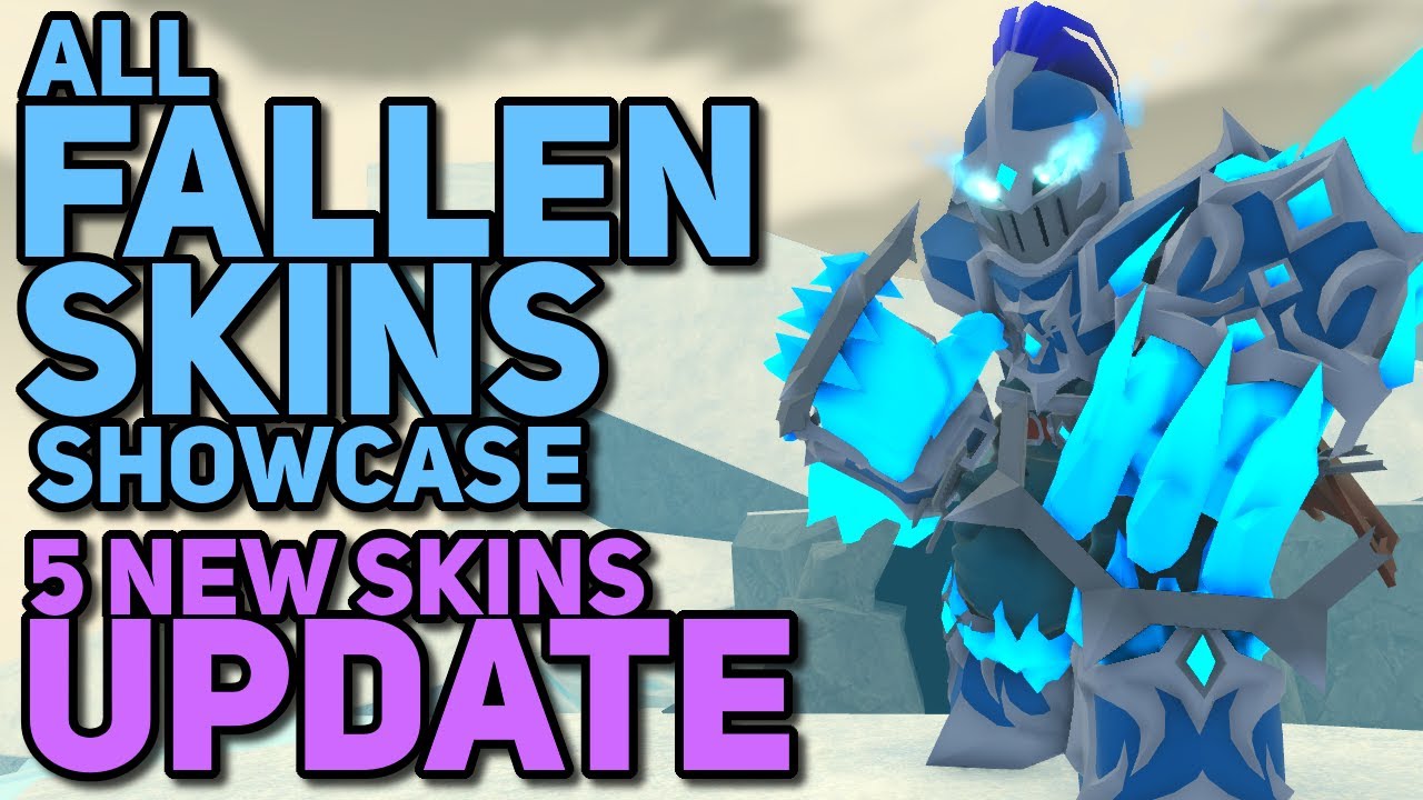 All 7 Fallen Skins Showcase | Fallen Skins Update | Tower Defense ...