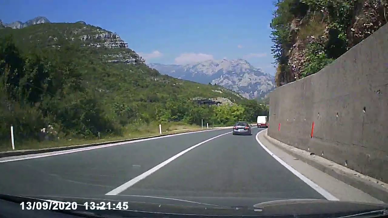 Driving via M17 E73 Salakovac Mostar Jablanica Čelebići Konjic part 4 ...