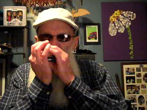 Steve Harvell Playing a "Rocket" Harmonica in (A) - YouTube