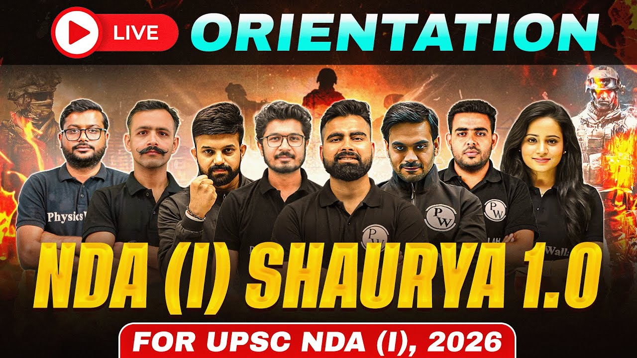 The Most Iconic Batch NDA (I) Shaurya 1.0 For UPSC NDA 1 2026 | Live ...